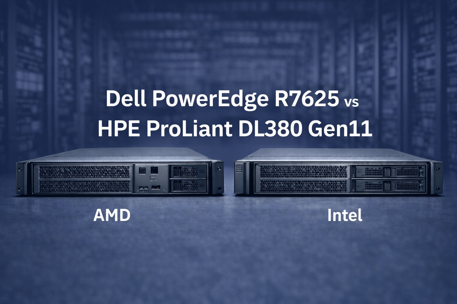 Dell PowerEdge R7625 на AMD vs HPE DL380 Gen11 на Intel: полное ...